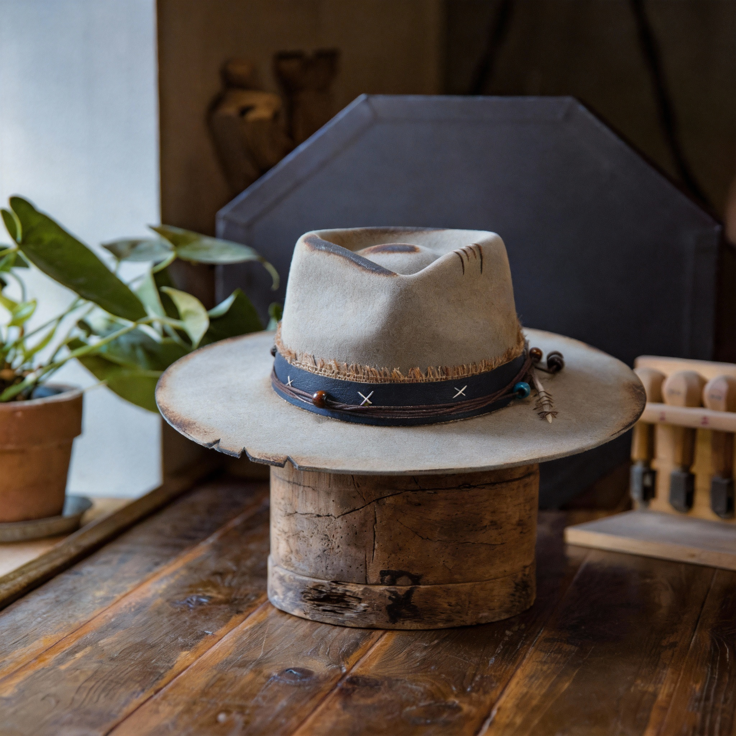 Vintage Style Ranch Hat